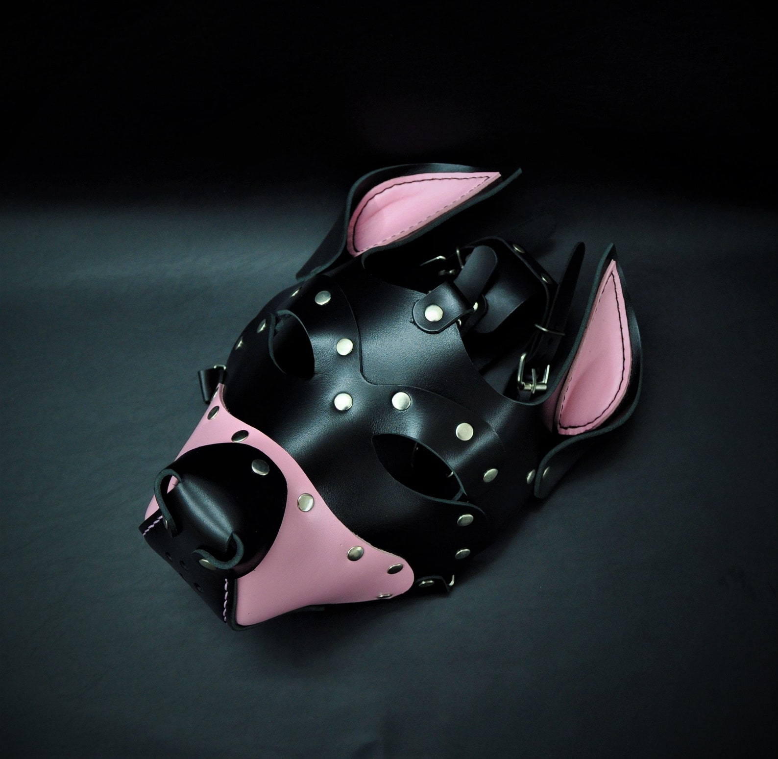 Leather Dog Mask - Leather Puppy Mask - Puppy Mask Kink - Pup Hood ...