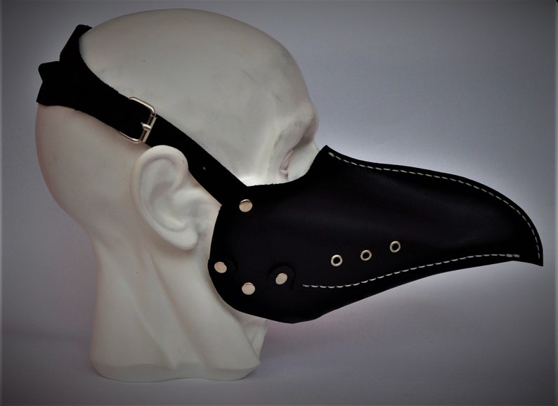 Plague Doctor Half Mask - Plague Doctor Face Mask - Plague Doctor ...