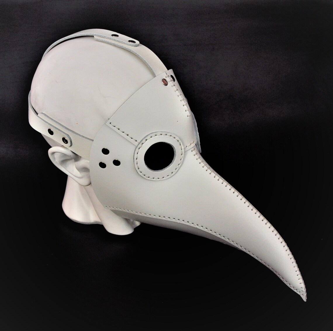 Plague Doctor Mask White Plague Doctor Mask Plague Doctor | Etsy