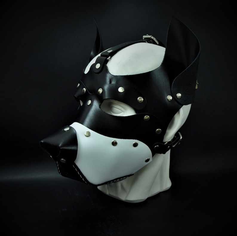 Leather Dog Mask Leather Puppy Mask Puppy Mask Kink - Etsy