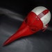 Plague Doctor Mask - Red Plague Doctor Mask - Plague Doctor Costume ...