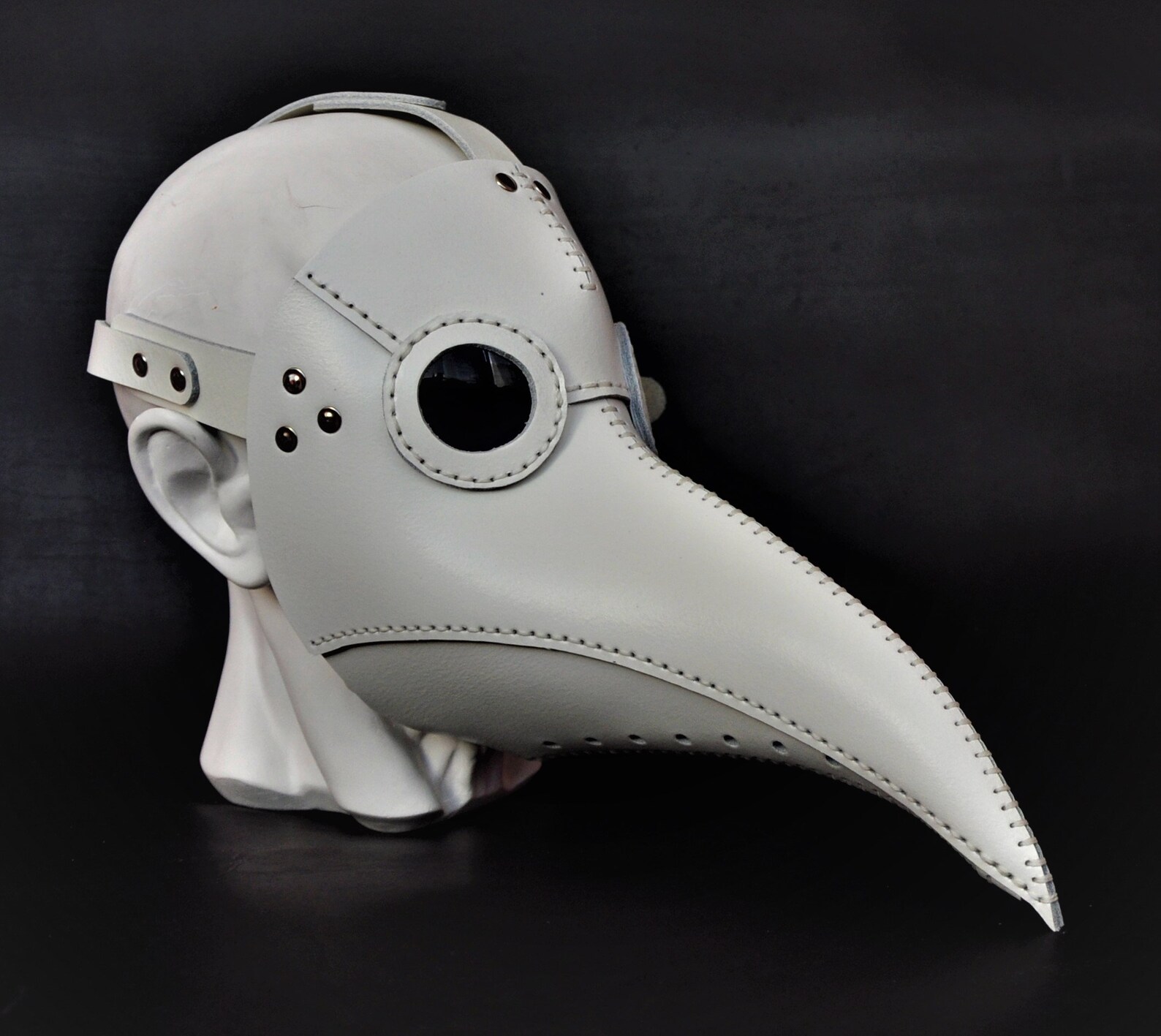 Plague Doctor Mask White Plague Doctor Mask Plague Doctor - Etsy