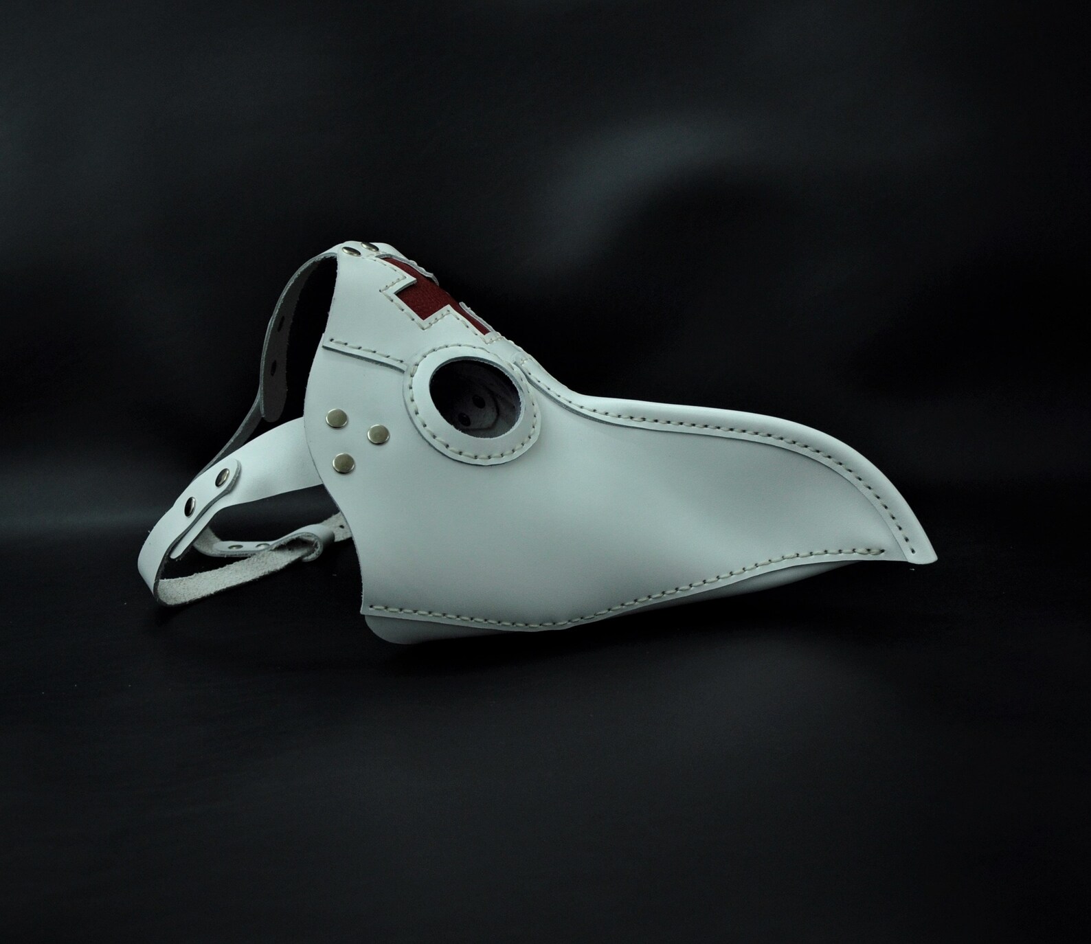 Plague Doctor Mask White Plague Doctor Face Mask Plague - Etsy