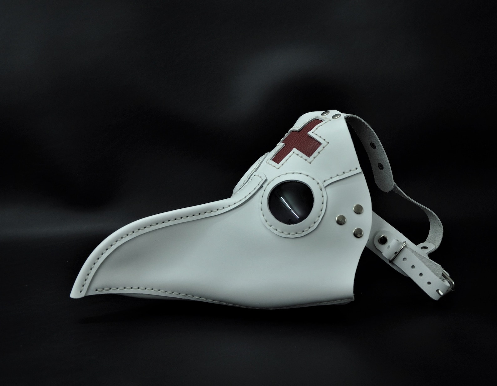 Plague Doctor Mask White Plague Doctor Face Mask Plague - Etsy