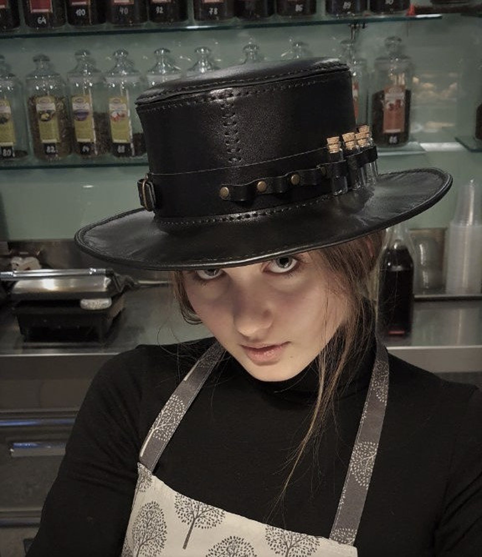 Plague Doctor Hat Plague Doctor Hat Leather Leather Plague | Etsy