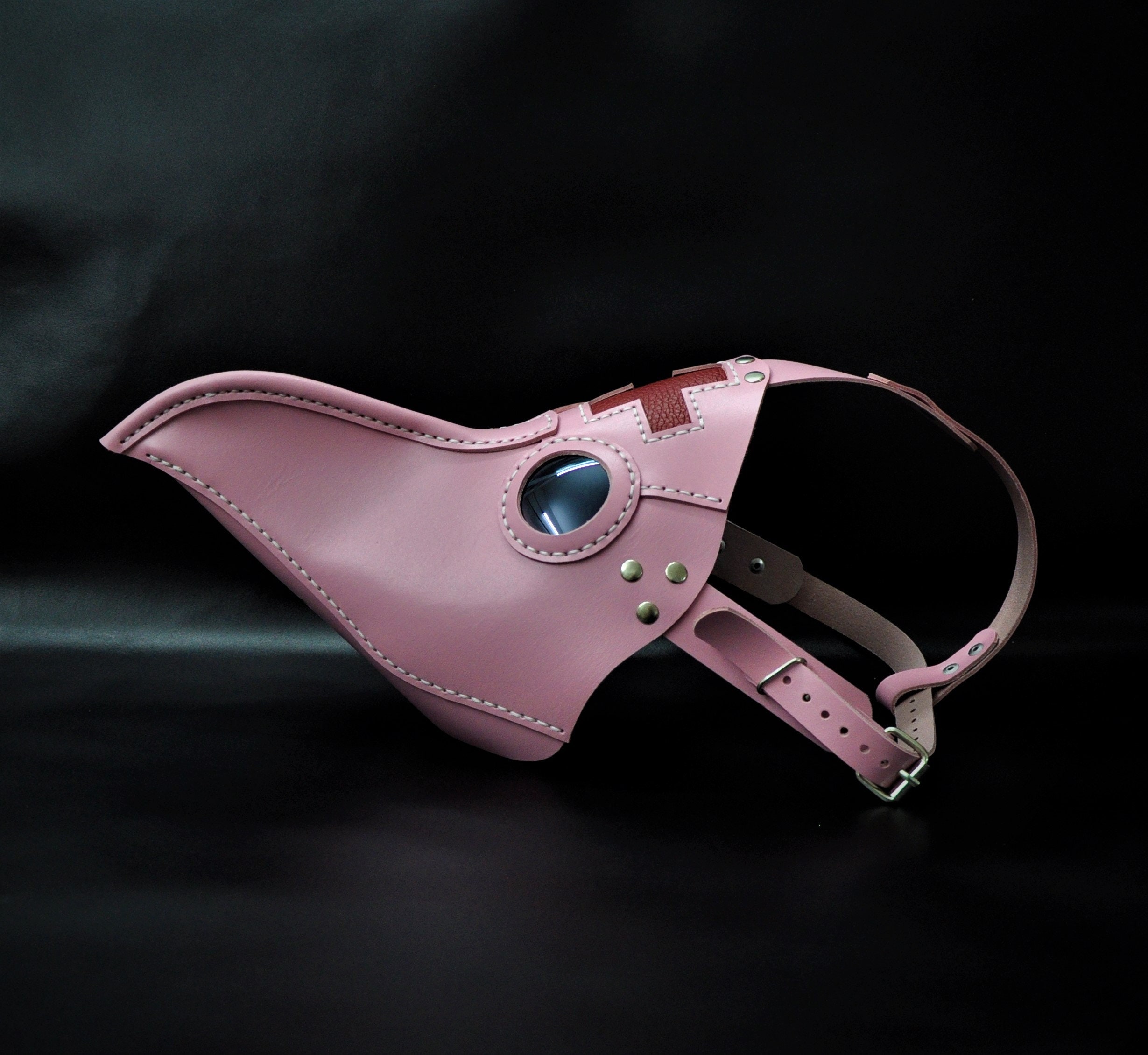 Pink Plague Doctor Mask - Plague Doctor Face Mask - Plague Doctor ...