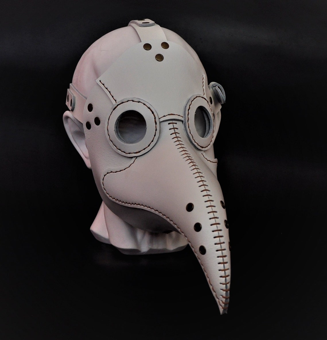 Plague Doctor Mask White Plague Doctor Mask Plague Doctor | Etsy
