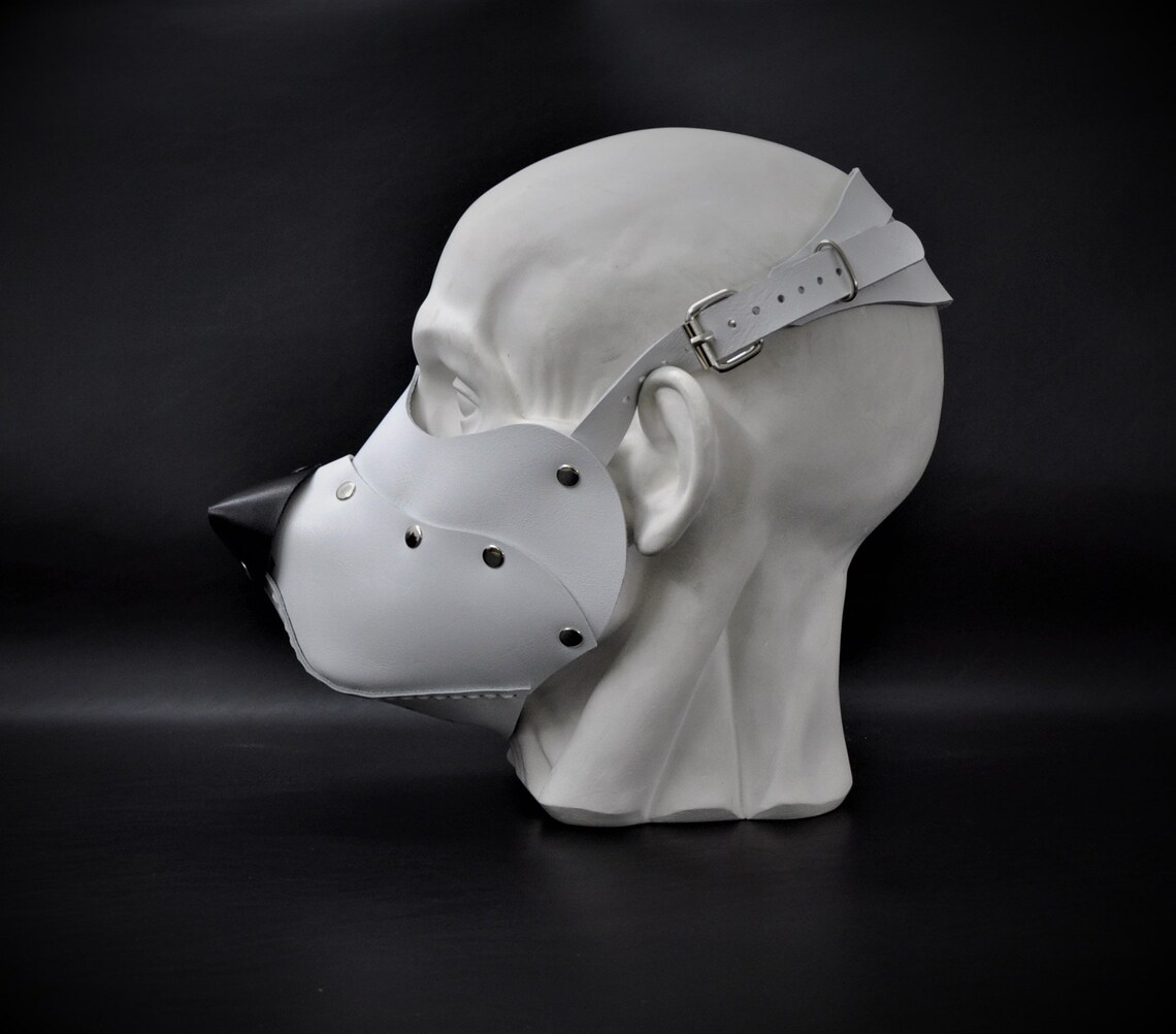 Leather Dog Mask Leather Puppy Mask Puppy Mask Kink | Etsy