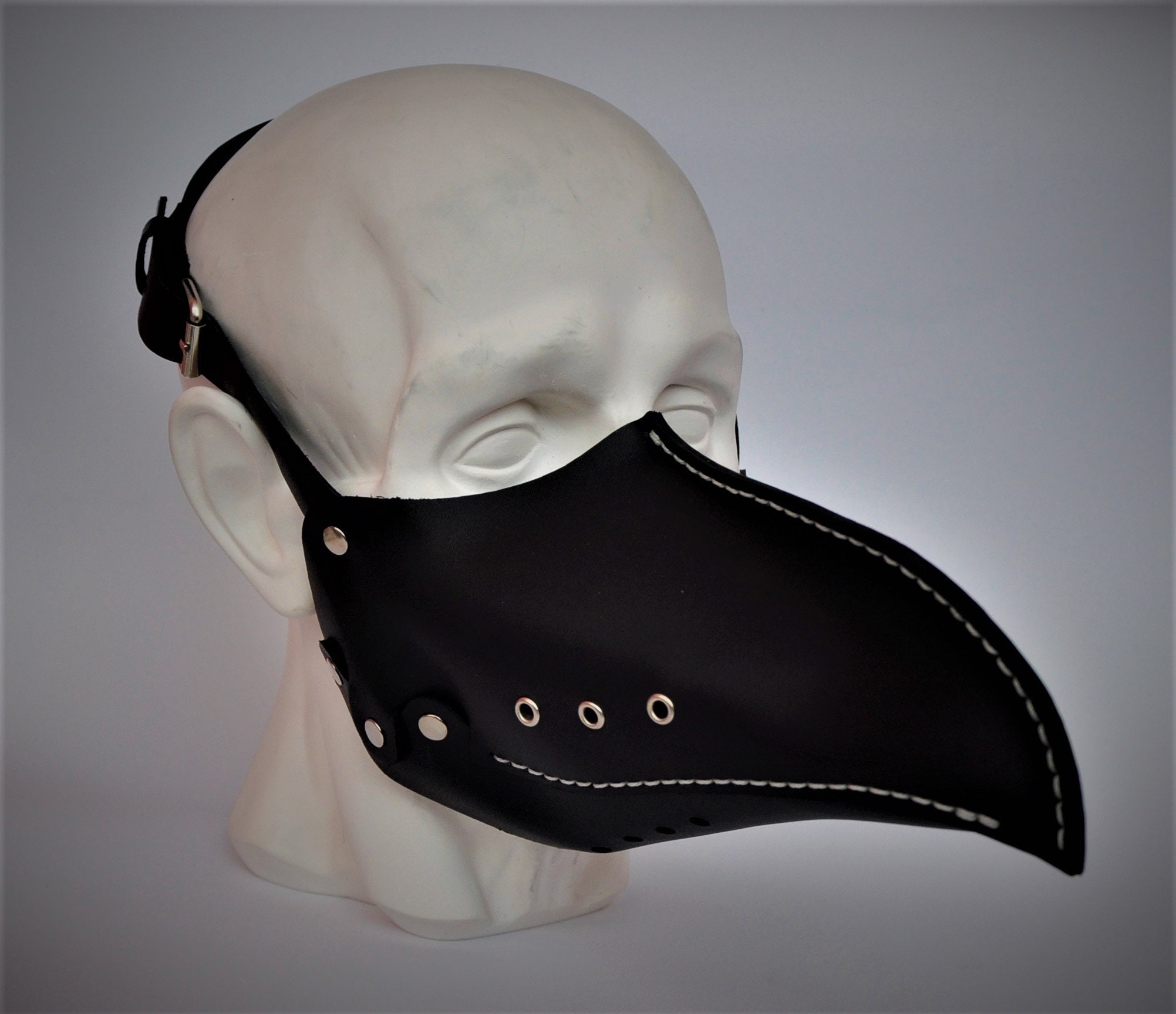 Plague Doctor Half Mask Plague Doctor Face Mask Plague - Etsy