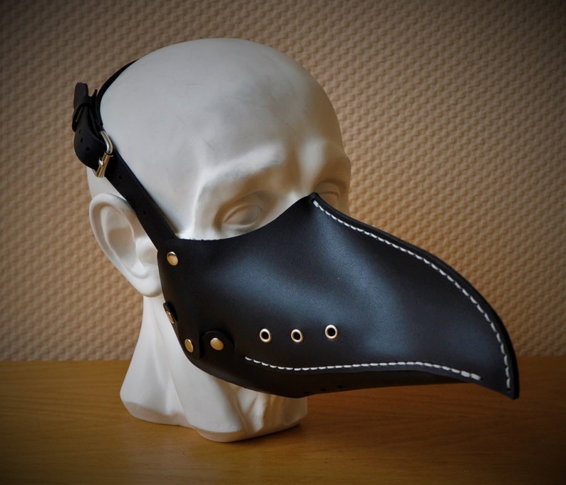 Plague Doctor Half Mask - Plague Doctor Face Mask - Plague Doctor ...