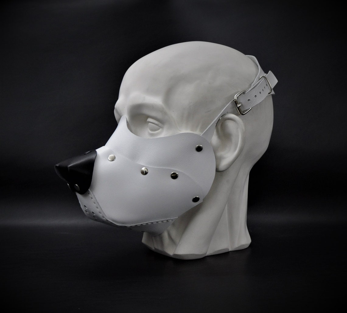 Leather Dog Mask Leather Puppy Mask Puppy Mask Kink | Etsy