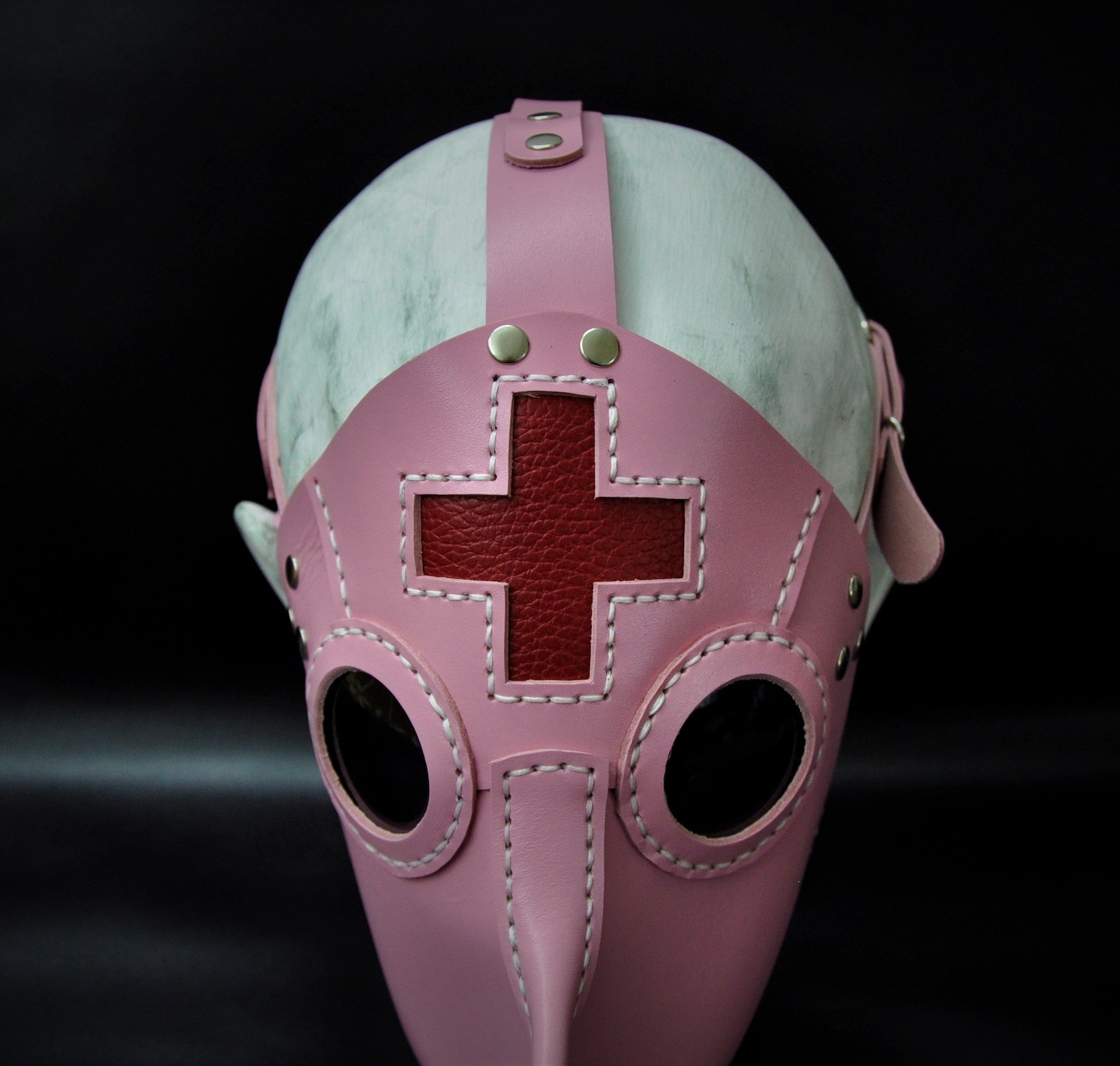 Pink Plague Doctor Mask - Plague Doctor Face Mask - Plague Doctor ...