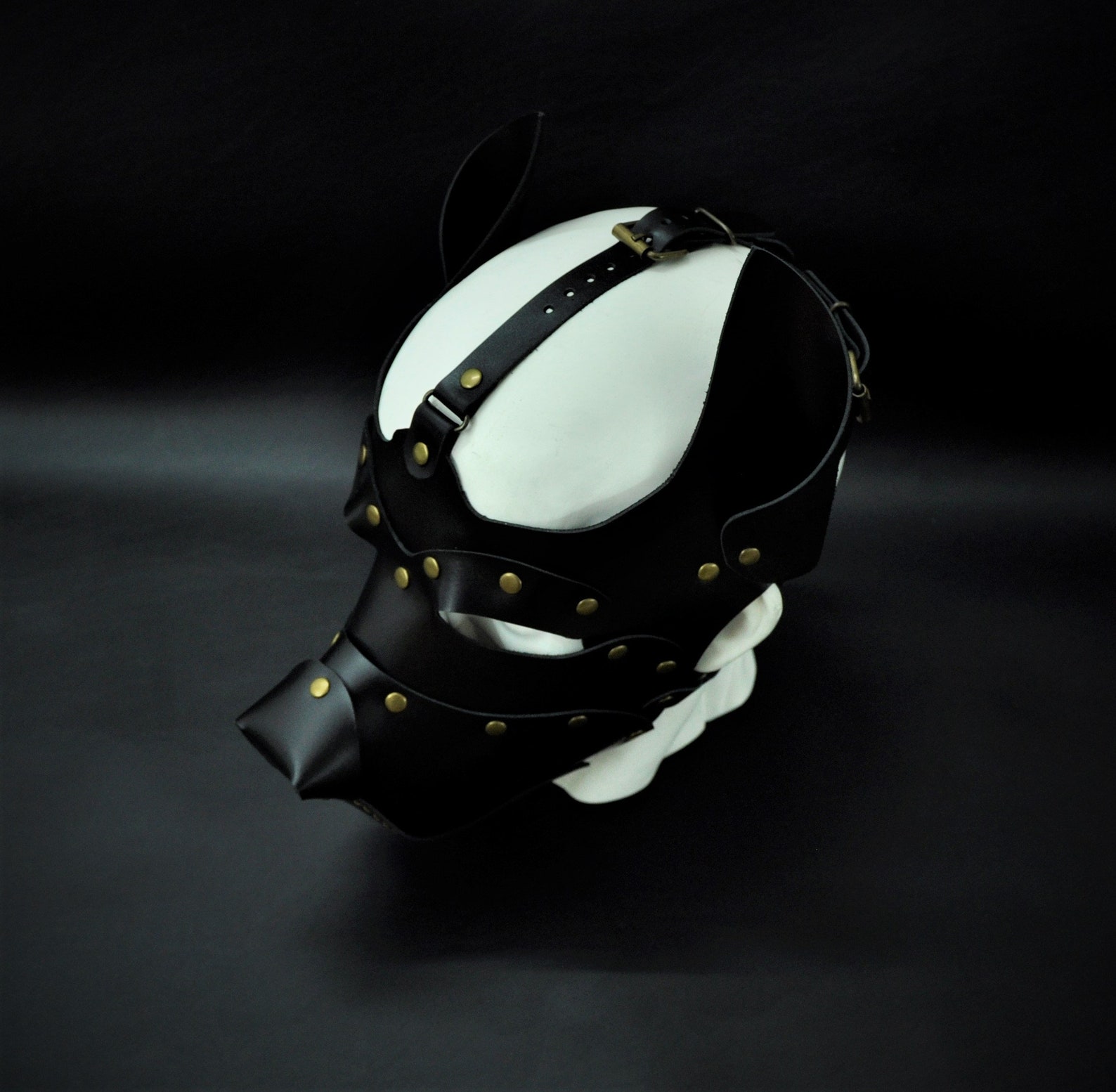 Leather Dog Mask - Leather Puppy Mask - Puppy Mask Kink - Puppy Hood ...
