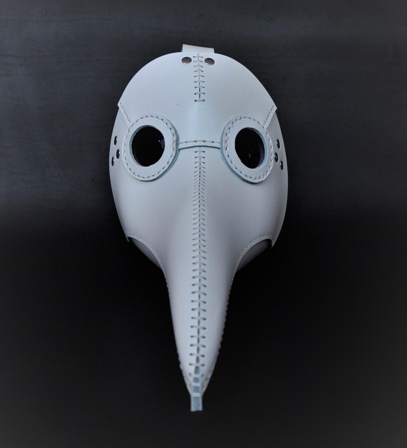 Plague Doctor Mask White Plague Doctor Mask Plague Doctor - Etsy