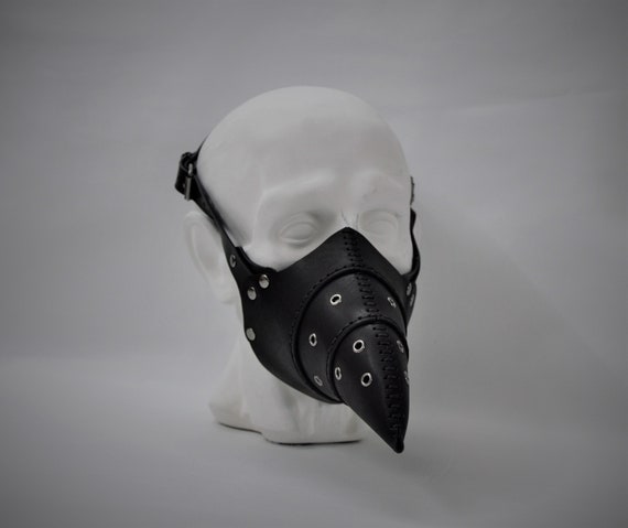Plague Doctor Half Mask Plague Doctor Face Mask Plague | Etsy