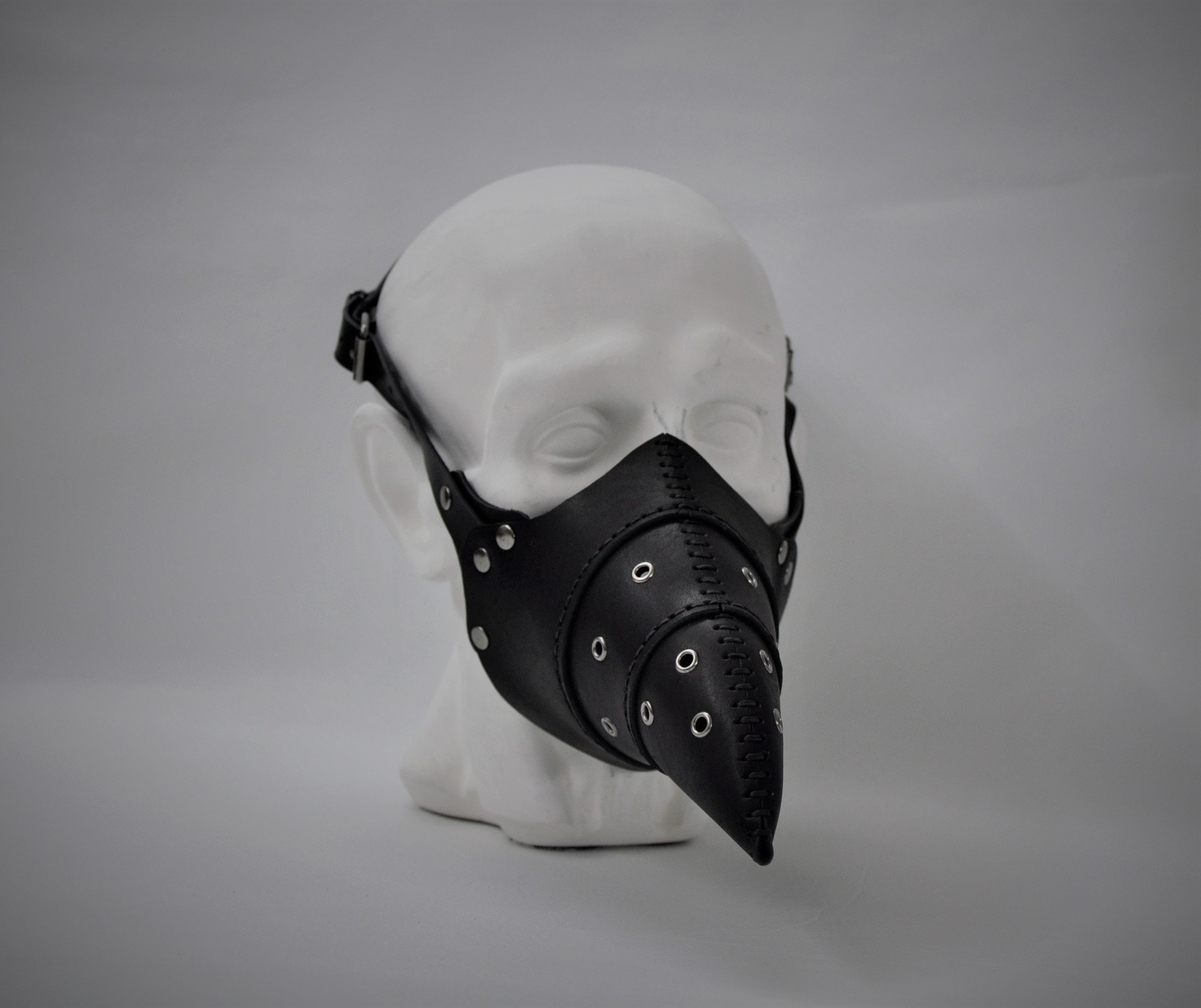 Plague Doctor Half Mask Plague Doctor Face Mask Plague - Etsy
