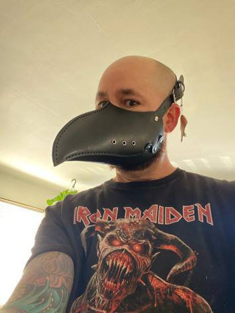 Plague Doctor Half Mask Plague Doctor Face Mask Plague - Etsy