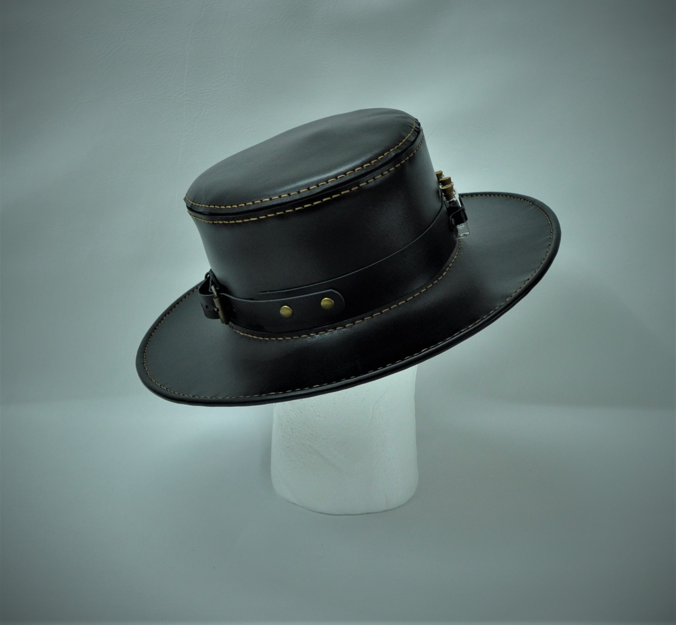Plague Doctor Hat Plague Doctor Hat Leather Leather Plague | Etsy