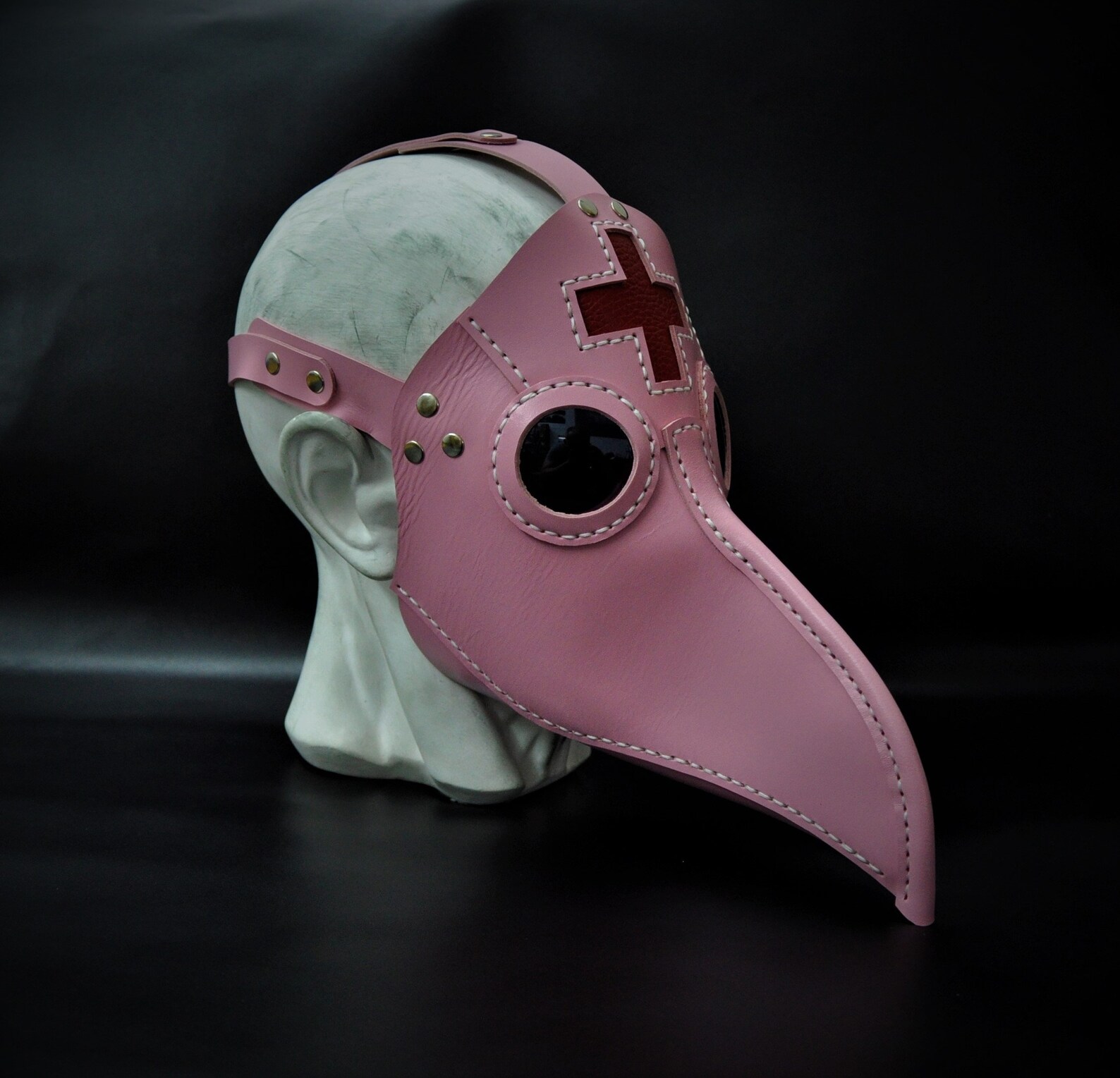 Pink Plague Doctor Mask - Plague Doctor Face Mask - Plague Doctor ...