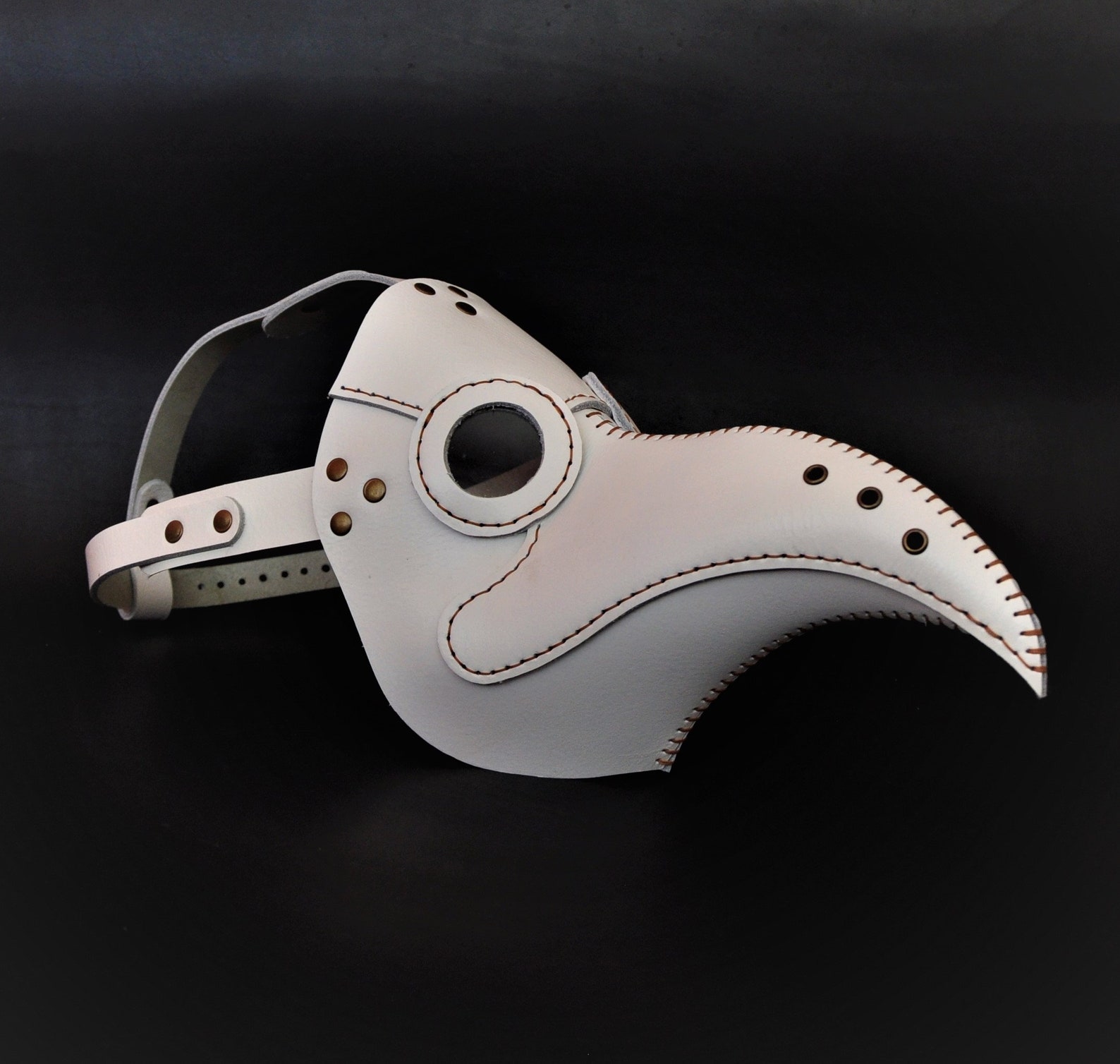 Plague Doctor Mask White Plague Doctor Mask Plague Doctor | Etsy