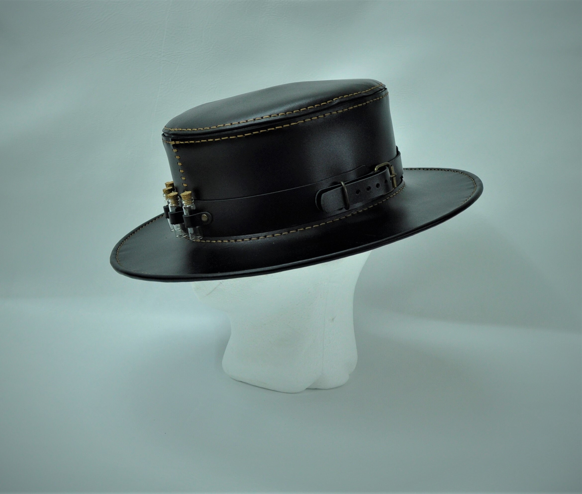 Plague Doctor Hat Plague Doctor Hat Leather Leather Plague | Etsy India