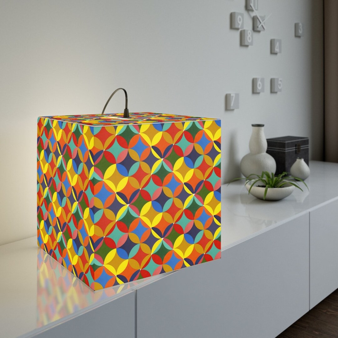 Mid Century Modern 1950's Colors Retro Modernism Style HANGING or Table ...