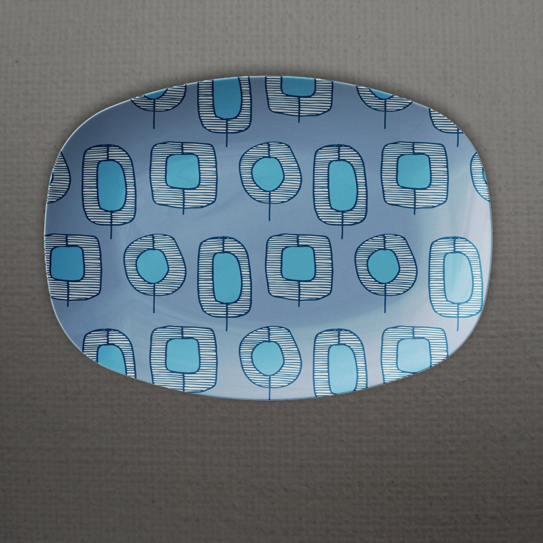 Retro 50's Dingbat Platter, Mid Century Modern - Etsy