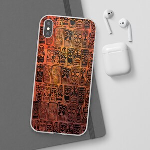 Retro TIKI Flexi Cases, Wide Selection of Phones, Mid Century Modern ...