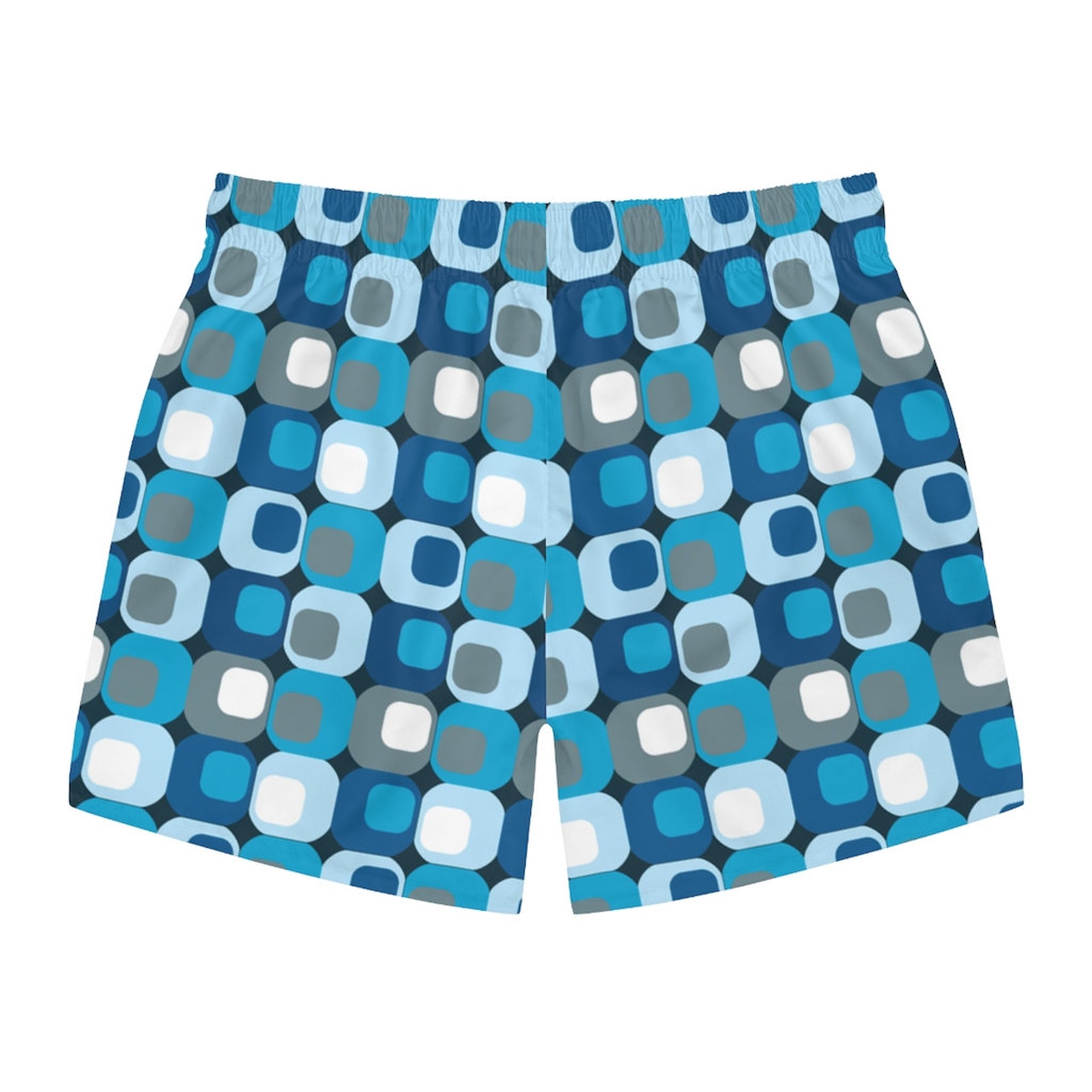 MCM Design Blue on Blue Men's Swim Trunks - Etsy