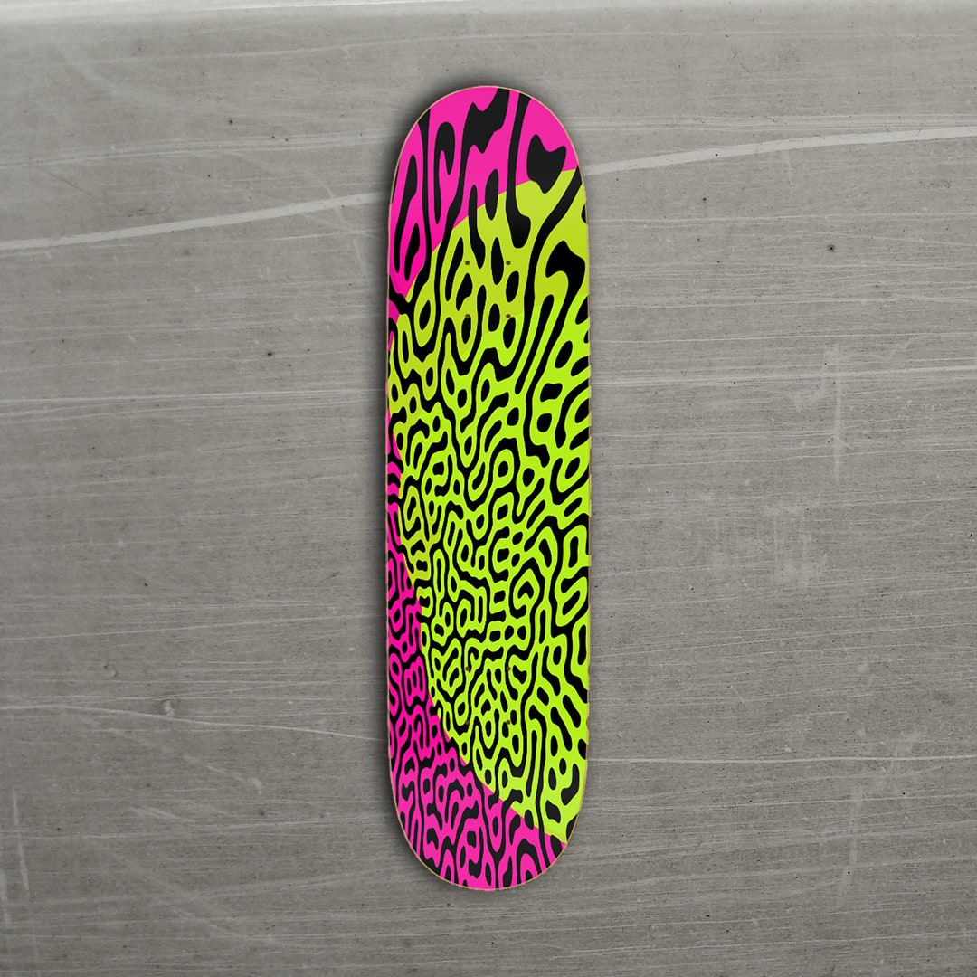 Retro 80s New Wave Throwback Skateboard Deck - Etsy