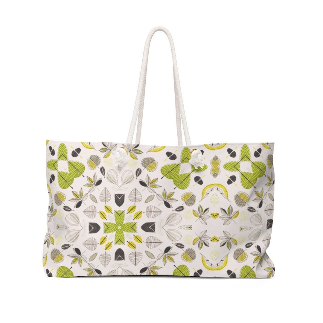 Retro 60's Floral Montage Weekender Bag Lets You Get the Heck Outta ...