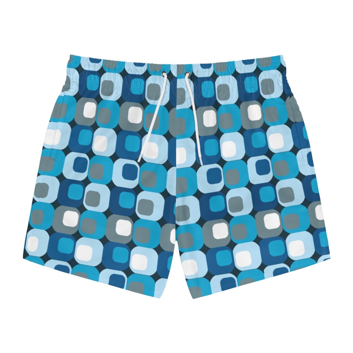 MCM Design Blue on Blue Men's Swim Trunks - Etsy