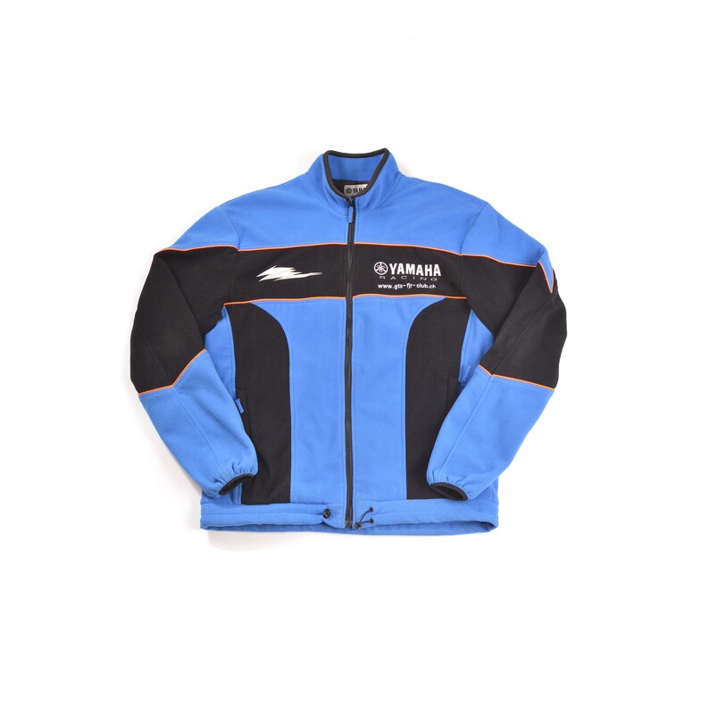 Yamaha Racing Vintage 2000s Y2K Big Back Logo Full-zip Fleece Jacket ...