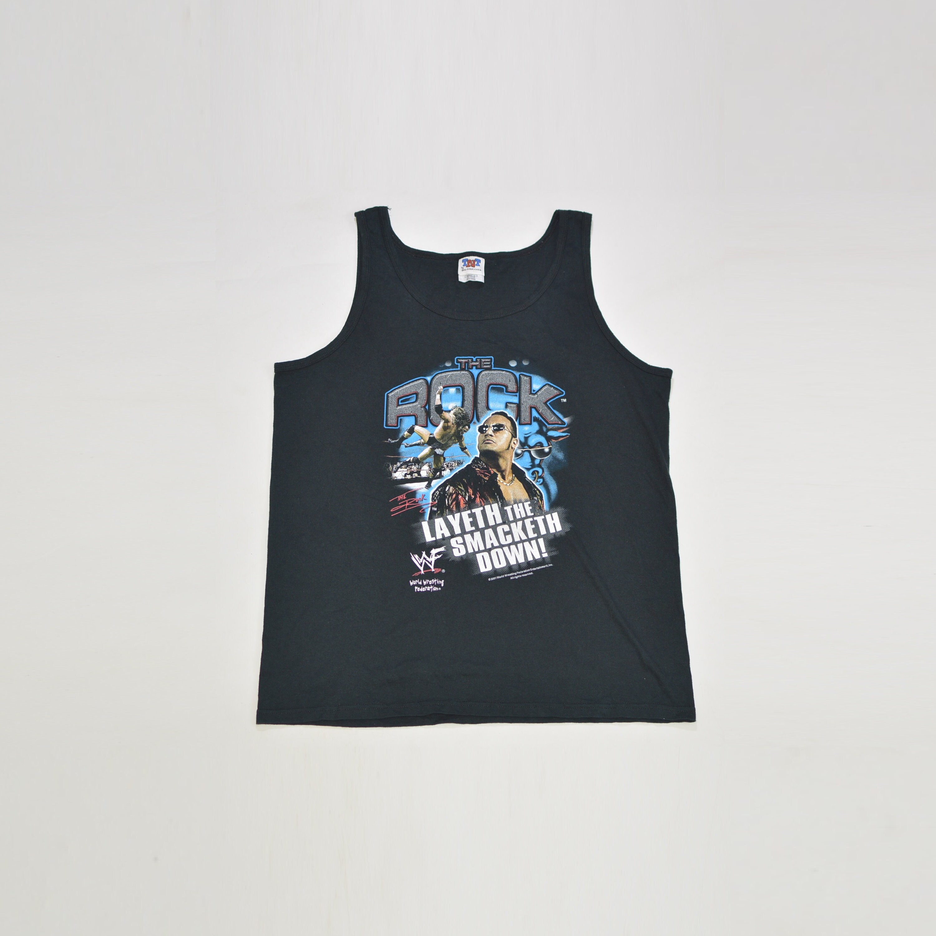 Vintage 2001 TNT WWE the Rock Layeth the Smacketh Down - Etsy UK