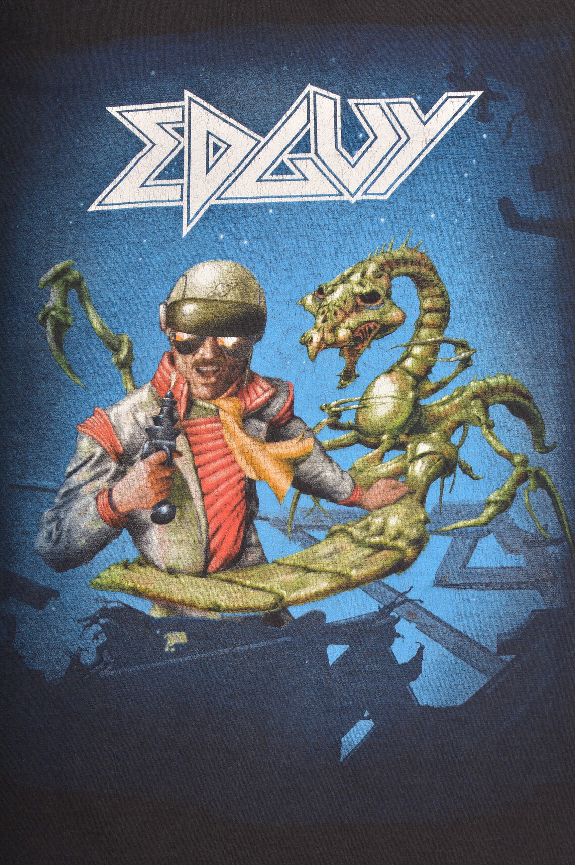 Fruit of the Loom Edguy Space Police World Tour T-shirt Tee - Etsy