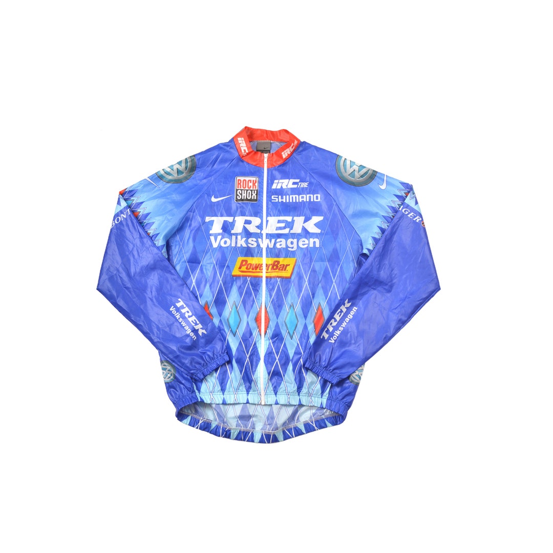 Nike Trek Volkswagen Vintage Cycling Jacket Windbreaker Made in Italy ...