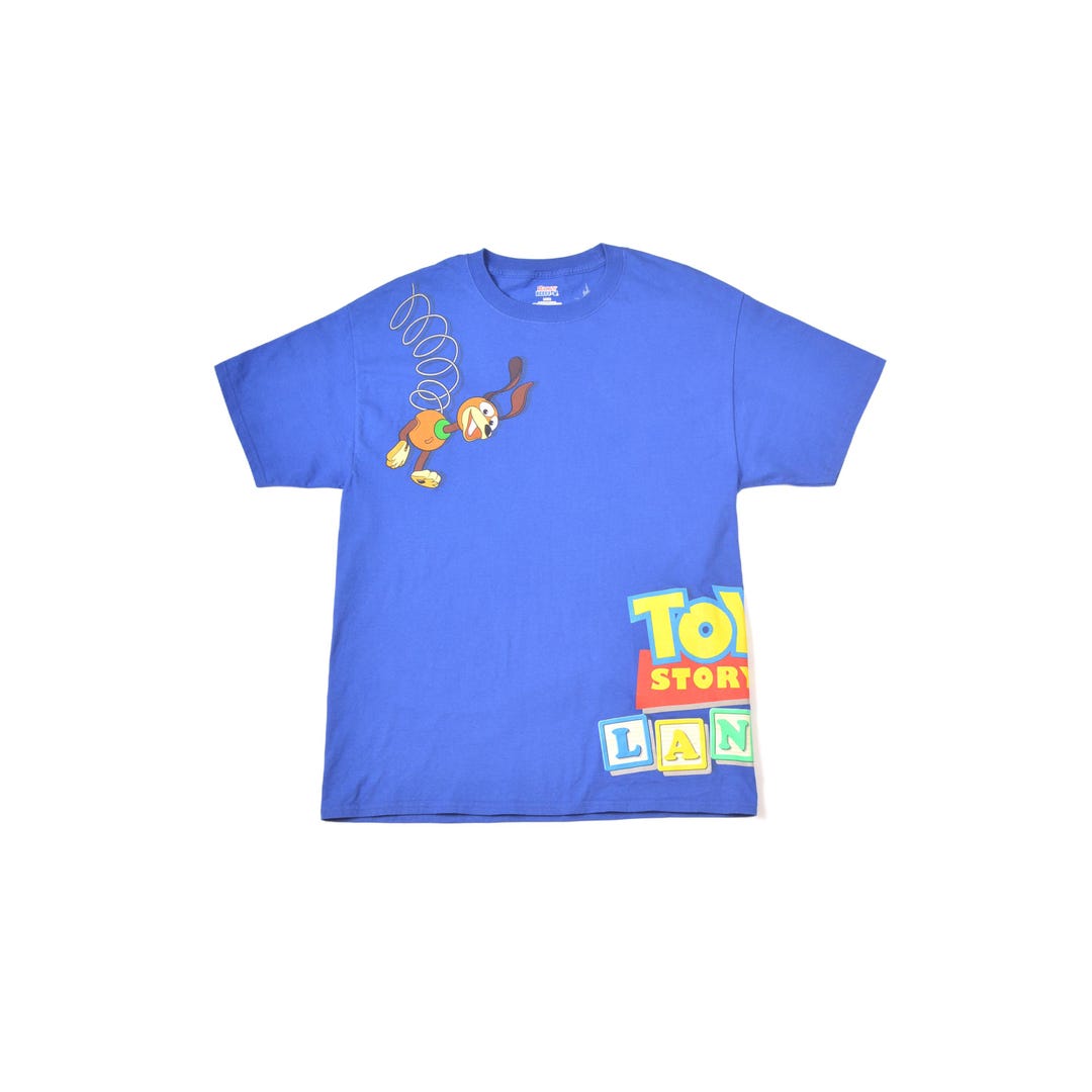 Hanes Toy Story Slinky Dog Vintage Blue T-shirt Tee Cartoon - Etsy