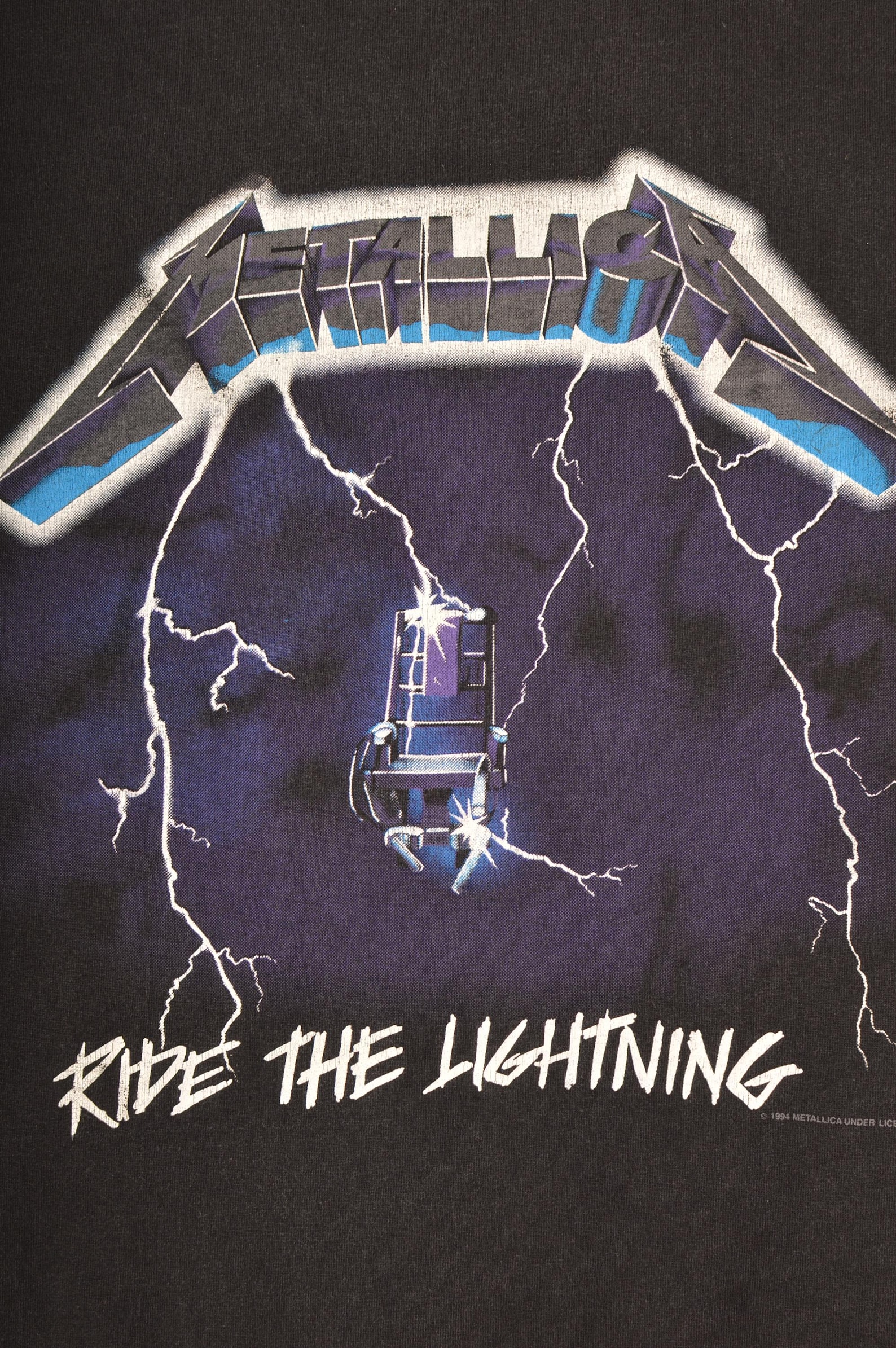 Thunder Metallica Ride the Lightning Vintage 1994 T-shirt Tee Giant - Etsy