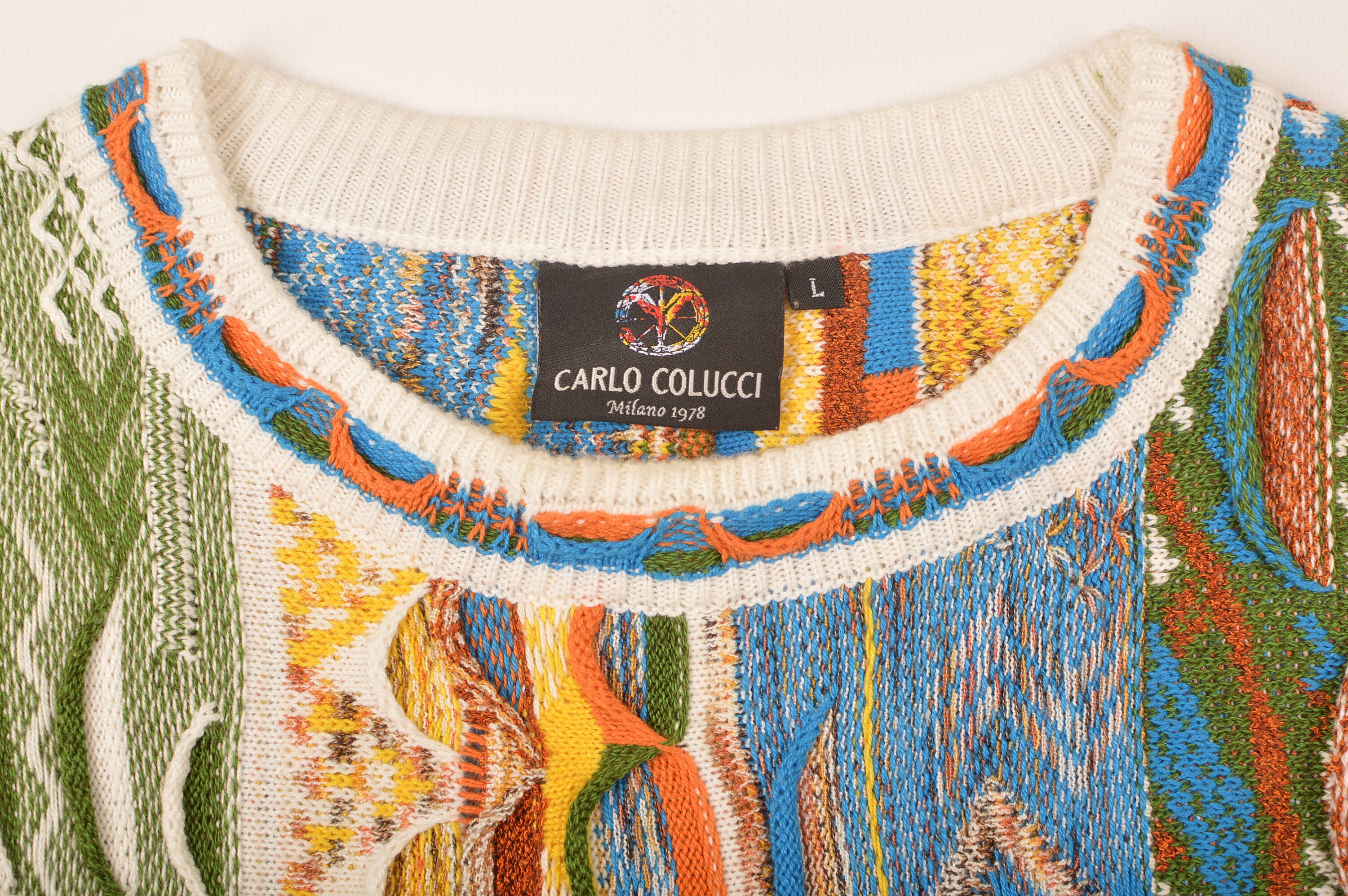 Carlo Colucci Coogi Style Vintage 3D Knit Pullover Sweater - Etsy