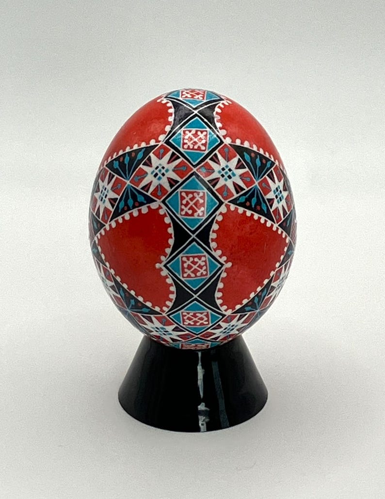 Pysanka Ei, Ukrainisches Osterei, Huhn Pysanka, Pysanka, dekorative ...