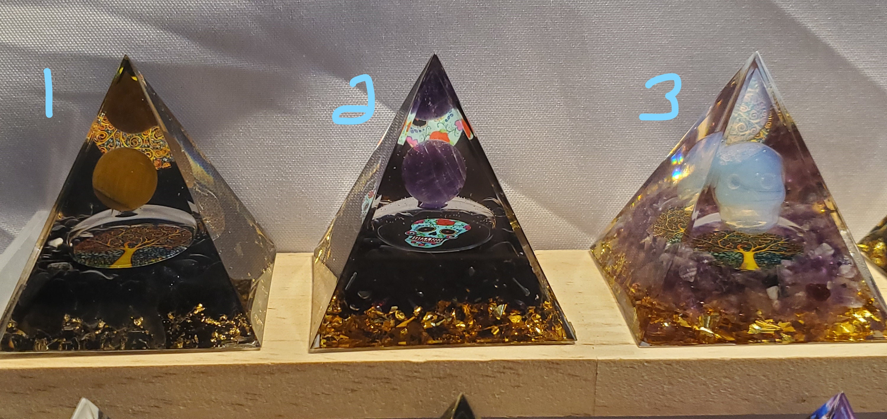 Resin Pyramid With Lighted Baseresin Pyramidcool - Etsy