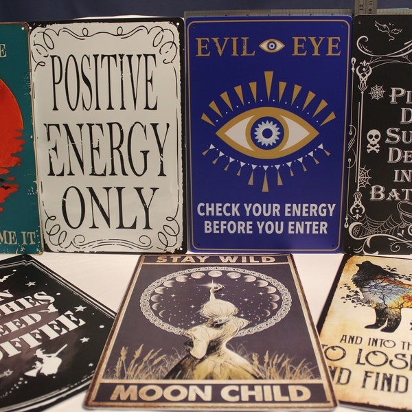 Tin Signs - Etsy