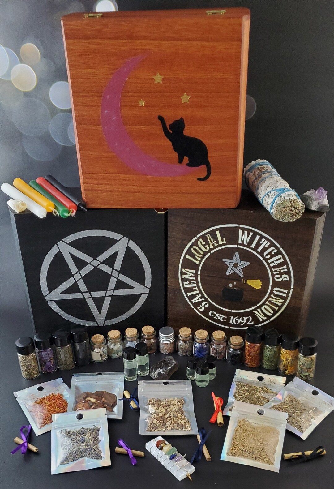 Large Witchcraft Kit, Witch Mystery Kit, Mystery Witch Box, Witchcraft ...