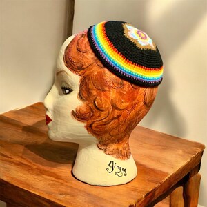 LGBTQIA+ Pride Rainbow Kippah - Custom Yarmulke “frik” Trans Lesbian ...