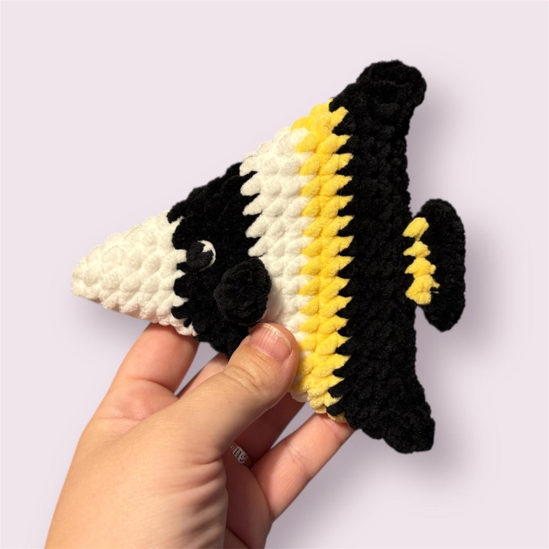 Baby Crinkle Toy - Arlo Angelfish Crochet Fidget - Etsy