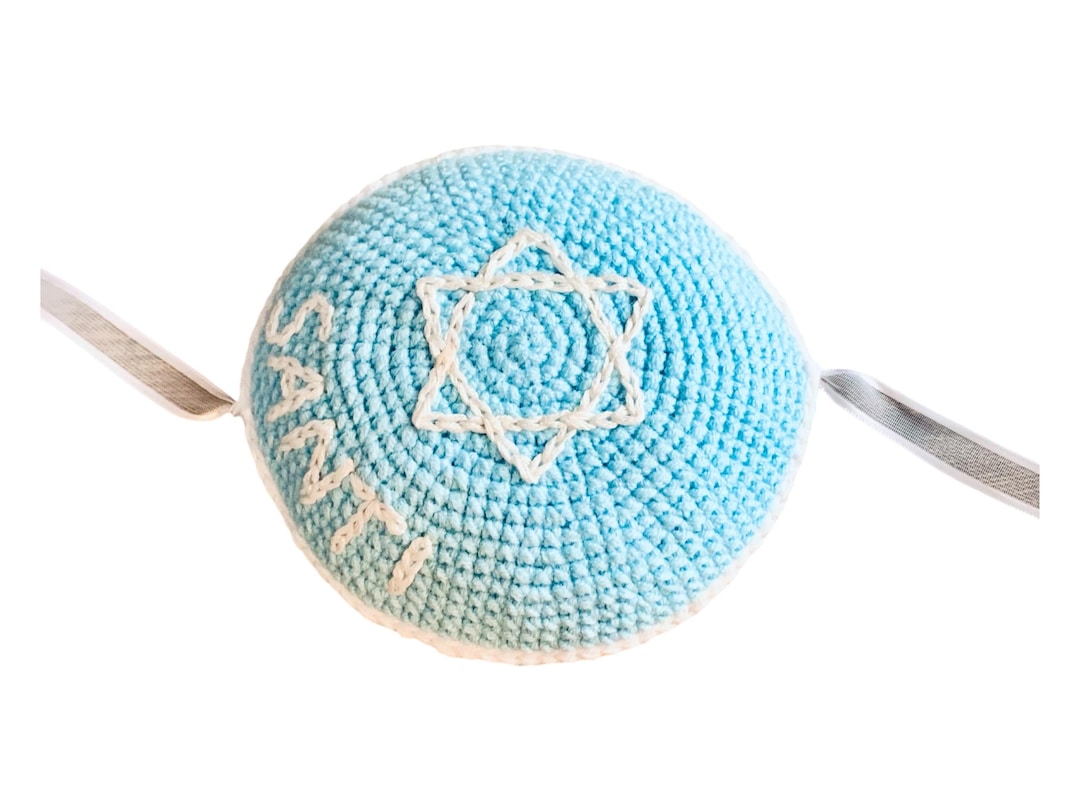 Custom Baby Kippah, Star of David and Optional Personalized With ...