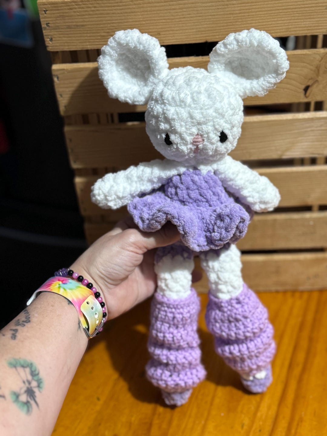 Crocheted Amigurumi Brie the Mouse Wearing Tutu and Leg Warmers - Etsy