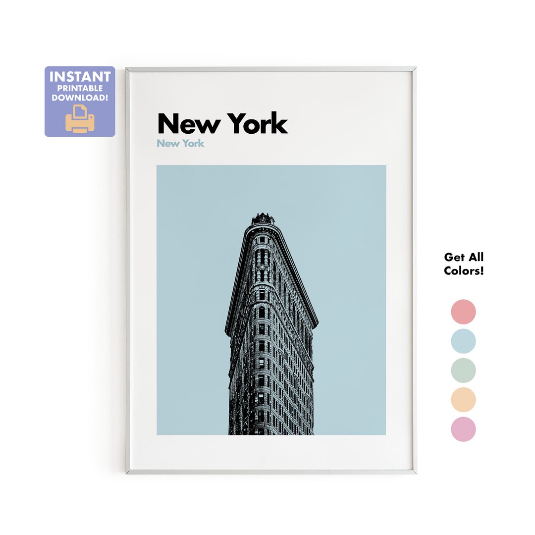 New York City Print, New York Wall Art, New York Poster, New York Photo ...
