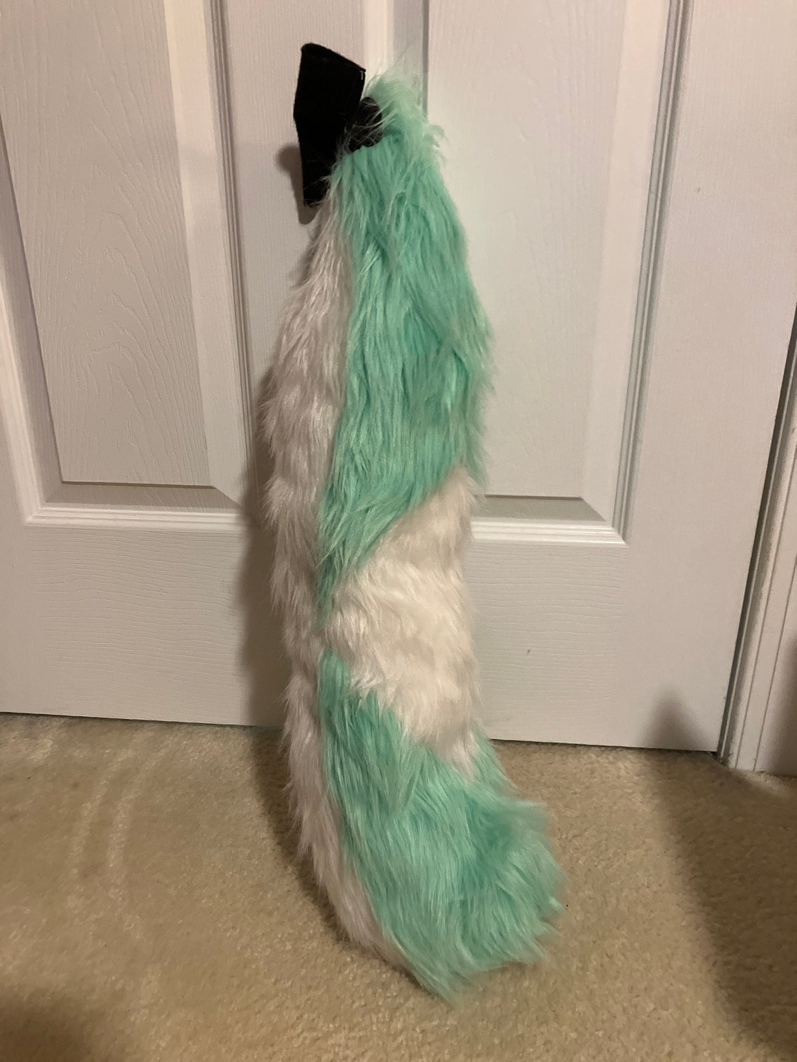 Fursuit Mint Green Cat Tail - Etsy