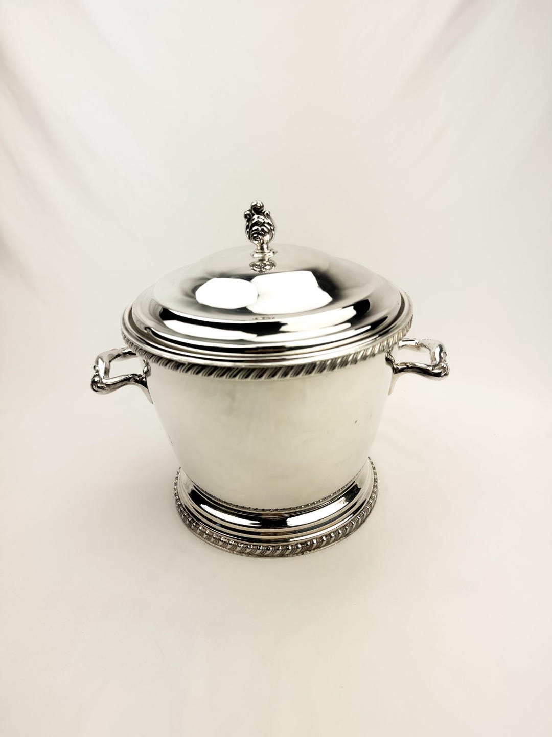 Vintage Silver Plated Thermos Ice Bucket With Lid | Thermos Bottle Co ...